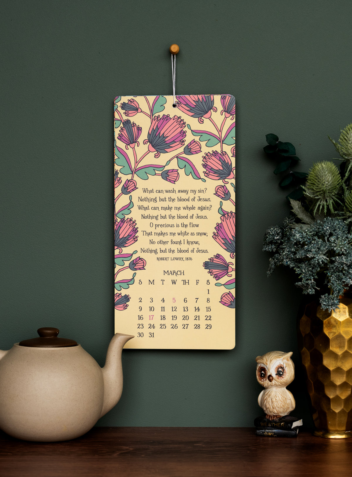 Seconds — 2025 Hymn Calendar — Little Things Studio Store