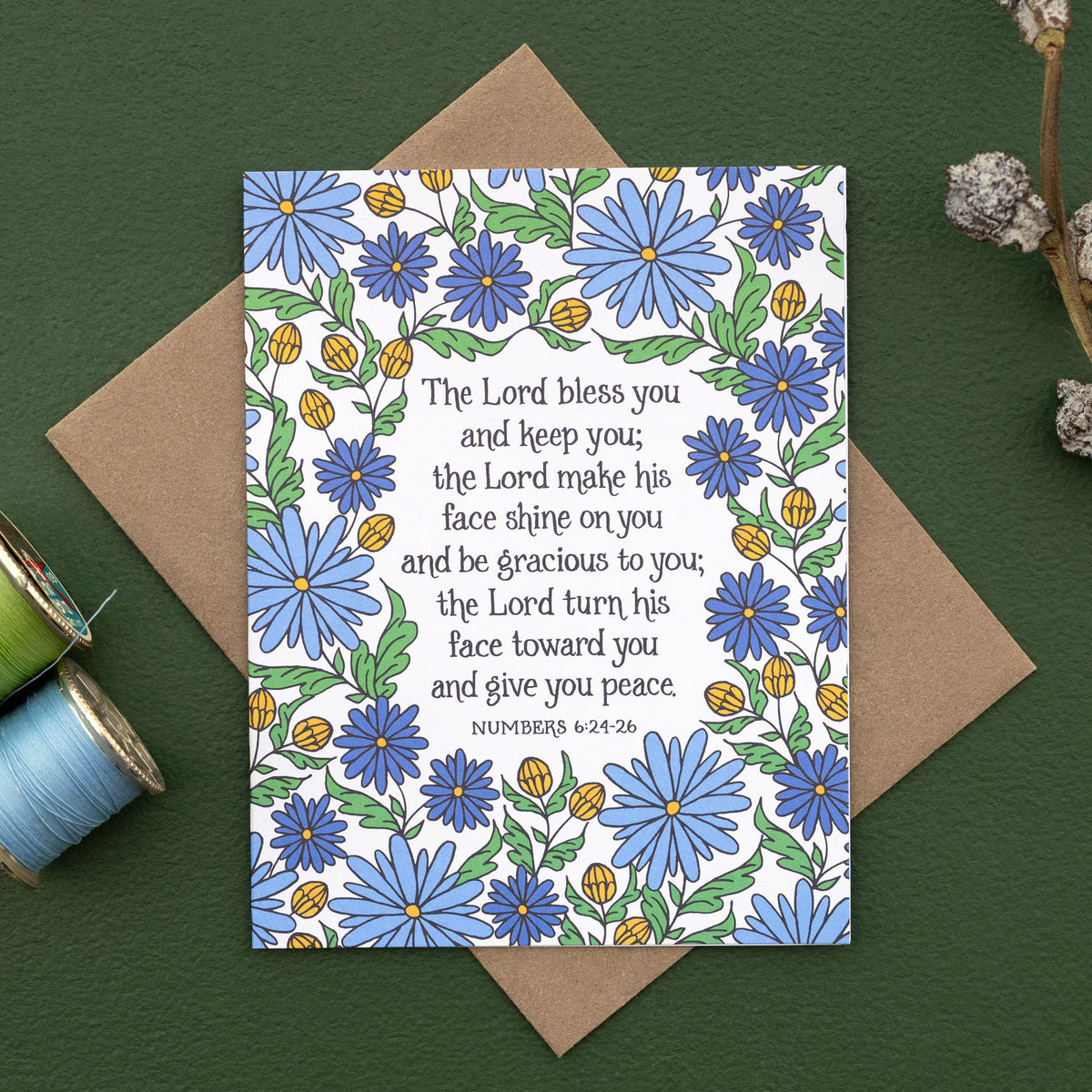 The Blessing NIV Greeting Card — Little Things Studio Store