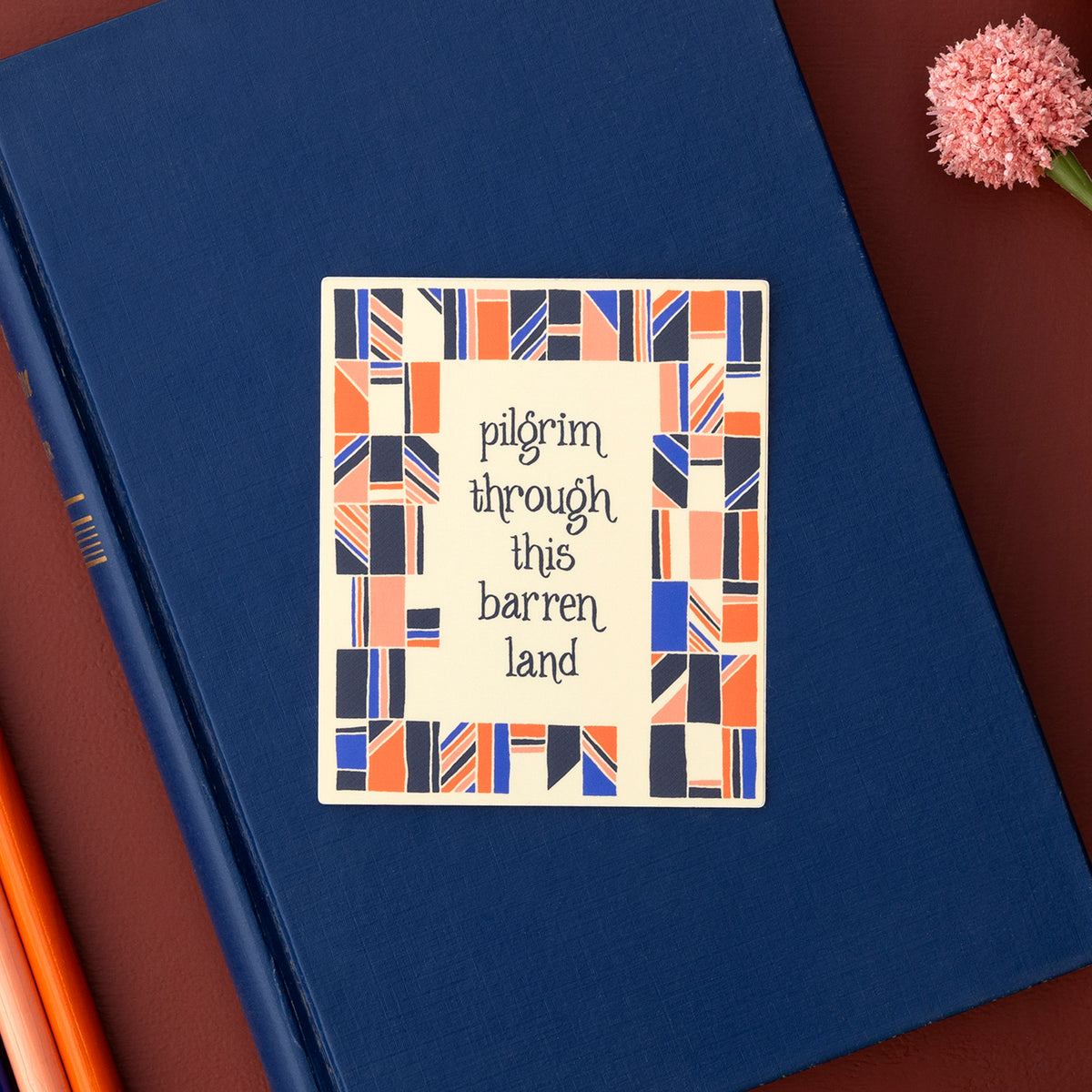 Pilgrim Hymn Sticker — Little Things Studio Store