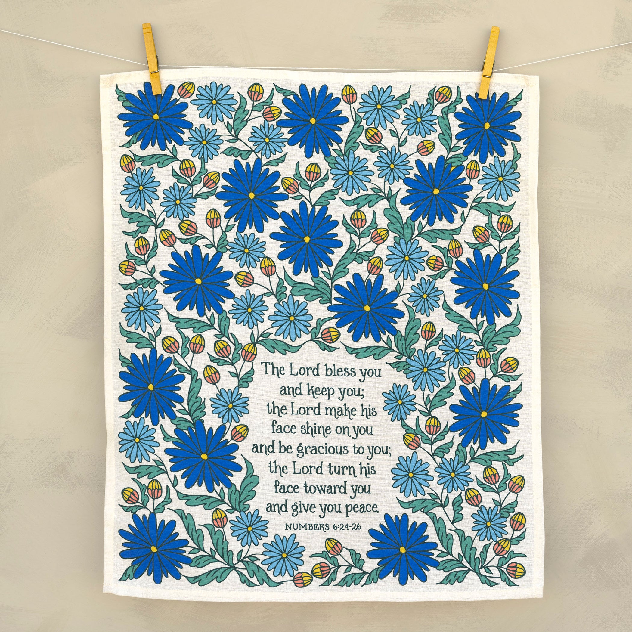 The Blessing Scripture Tea Towel - Full Color - Mother's Blessing ...