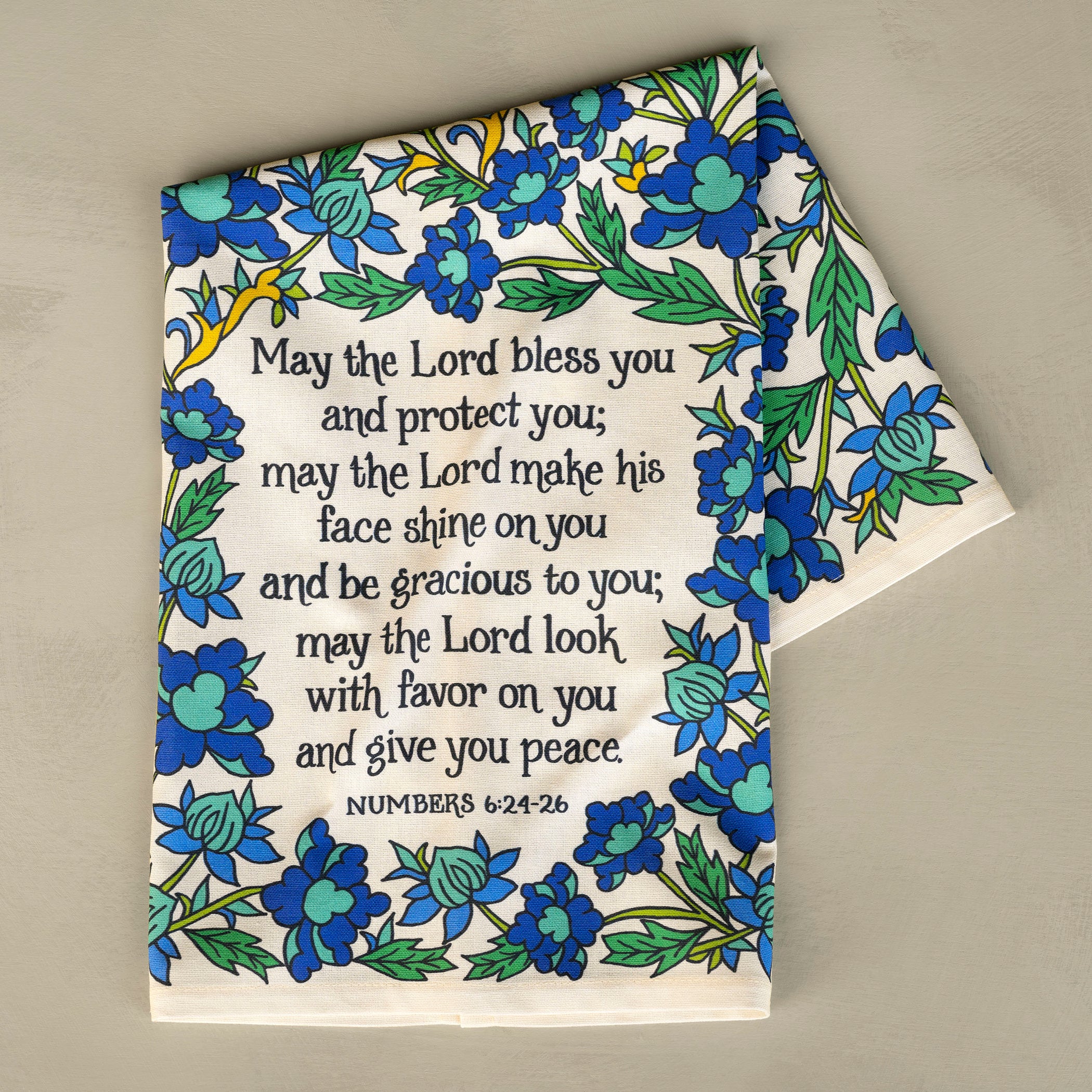 The Blessing Scripture Tea Towel – Full Color - CSB — Little Things ...