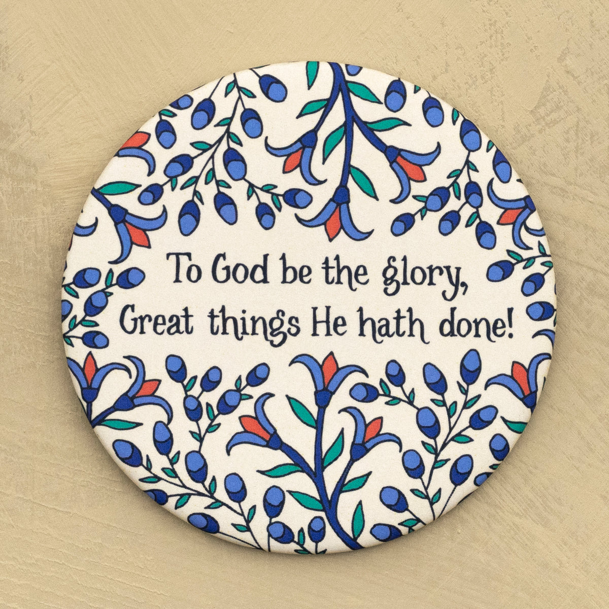To God Be the Glory Hymn Magnet — Little Things Studio Store